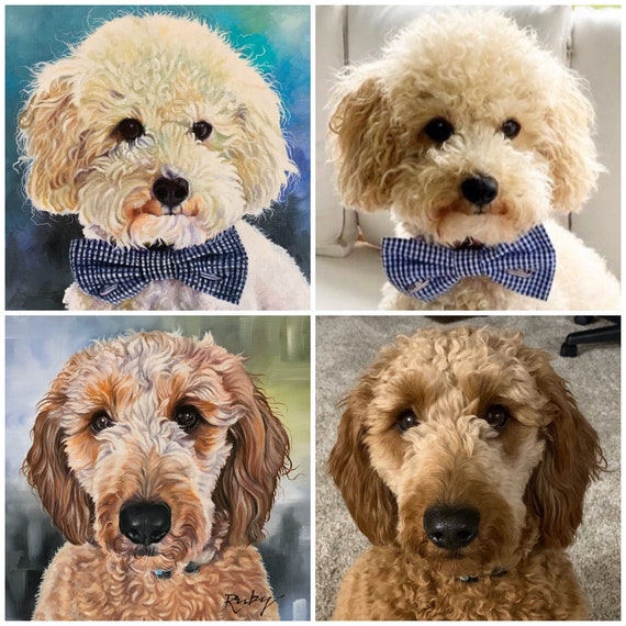 Custom Dog Painting Custom Animal Painting Custom Pet | Etsy