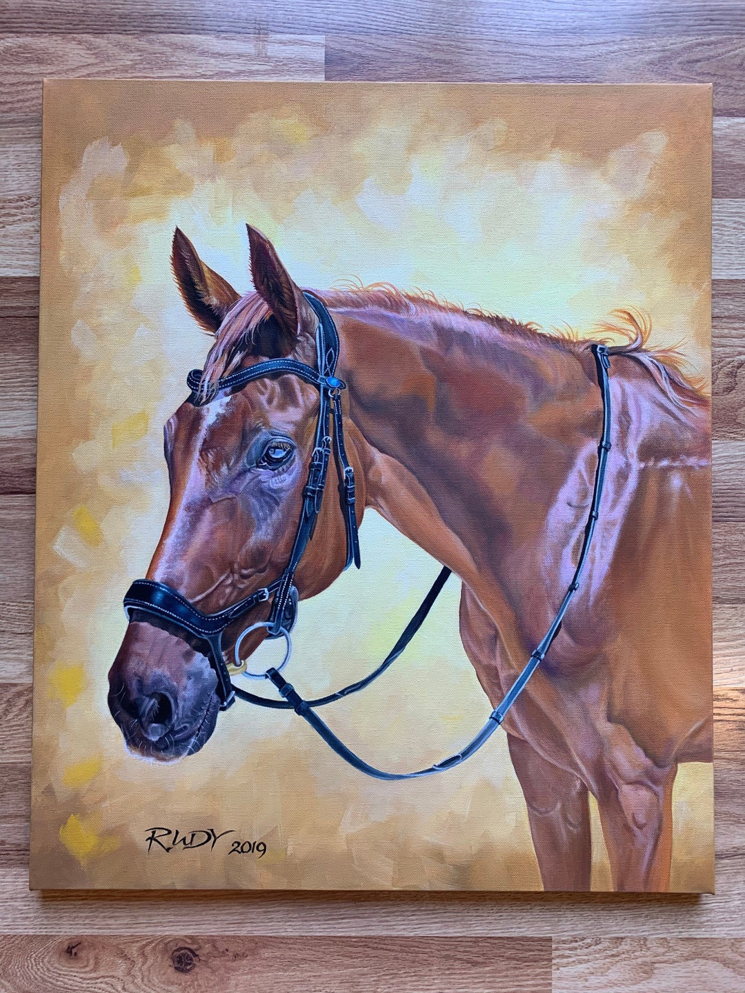 Custom Horse Painting, Horse Painting, Animal Painting, Horses Art ...