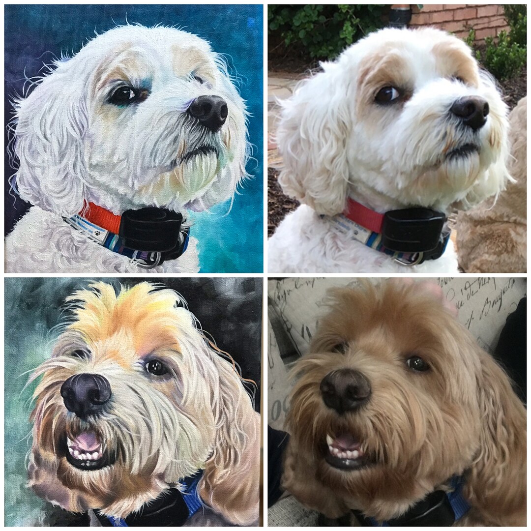 Custom Dog Painting, Custom Animal Painting, Custom Pet Painting, Pet ...