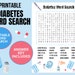 DIABETES WORD SEARCH Printable Game for Patients Nurses - Etsy