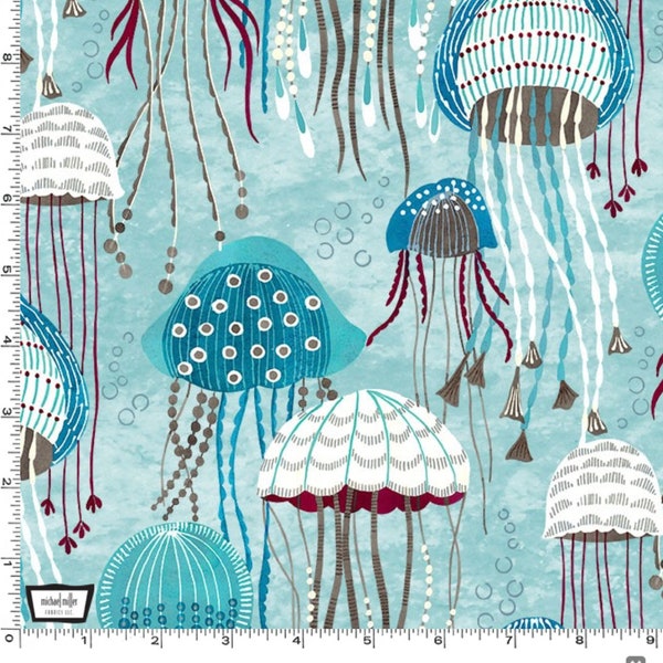 Jellyfish Fabric - Etsy