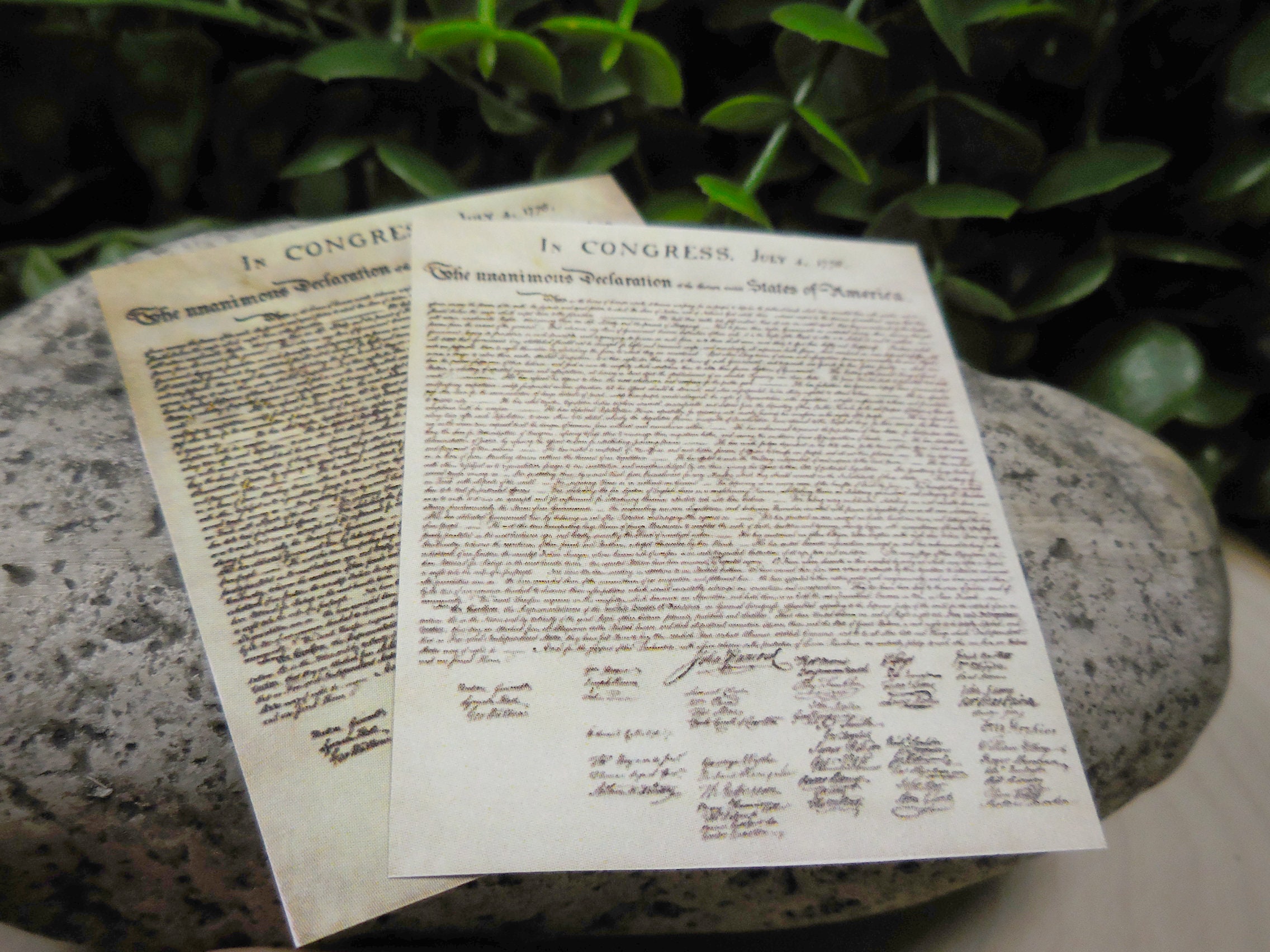 Miniature Declaration of Independence Replica ~ Summer Fairy Garden ...