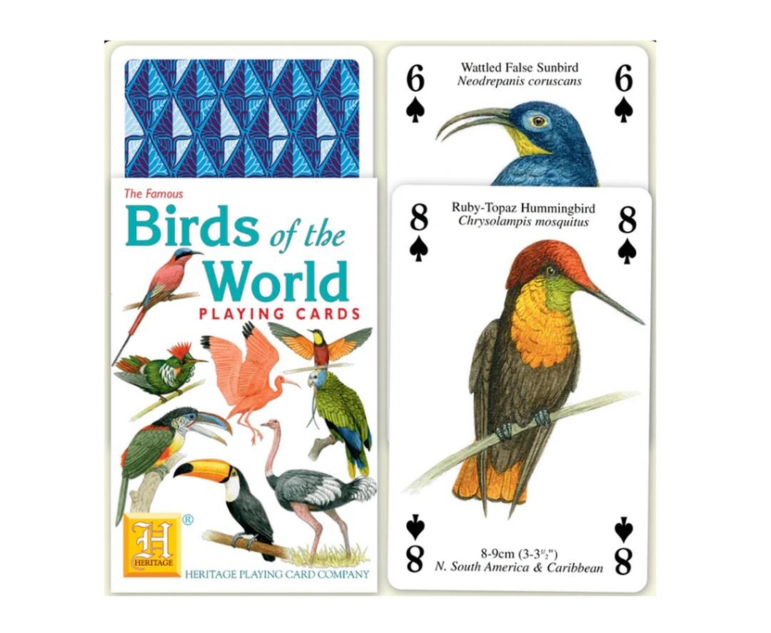 Famous Birds of the World Playing Cards ~ Bird Card for Scrapbooking ...