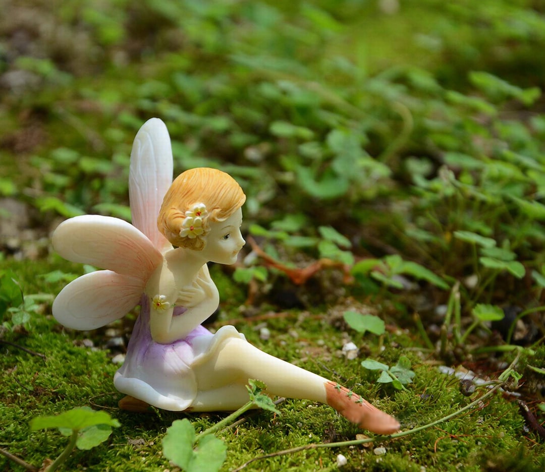 Miniature Surprised Flower Princess Fairy Figure ~ Spring Mini ...