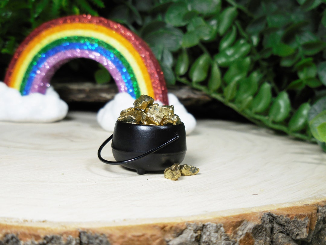 Miniature Pot of Gold Nuggets ~ St. Patrick's Day Fairy Garden ...