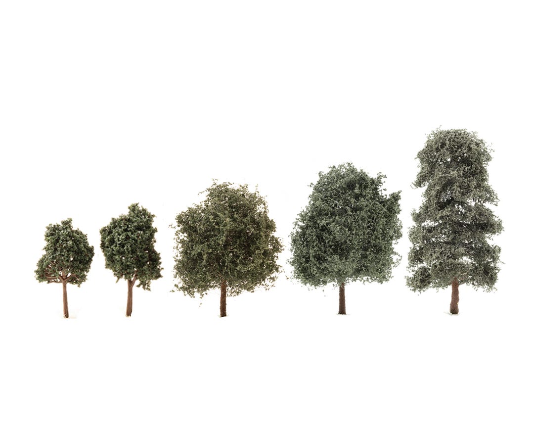 Miniature Oak Trees, Dark Green ~ Fairy Garden, Terrarium & Dollhouse ...