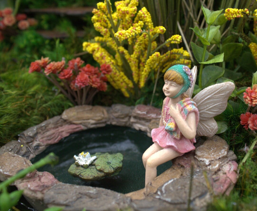 Miniature Swimsuit Fairy Figurine ~ Coastal Beach Fairy Garden ...