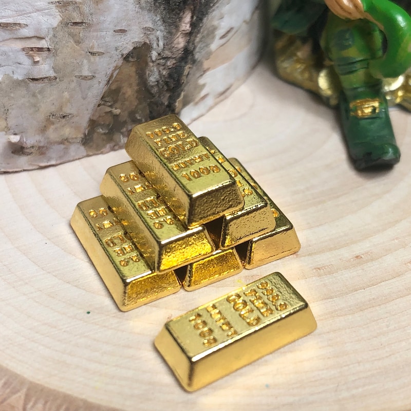 Miniature Gold Bar - Etsy