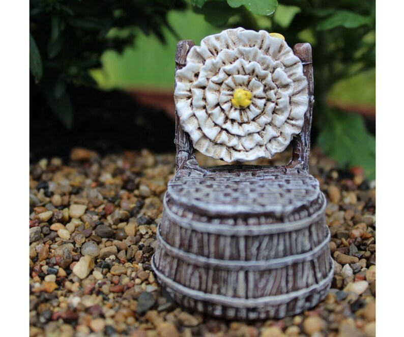 Whimsical Bushel Basket Chair ~ Miniature Country Farm Home and Garden ...