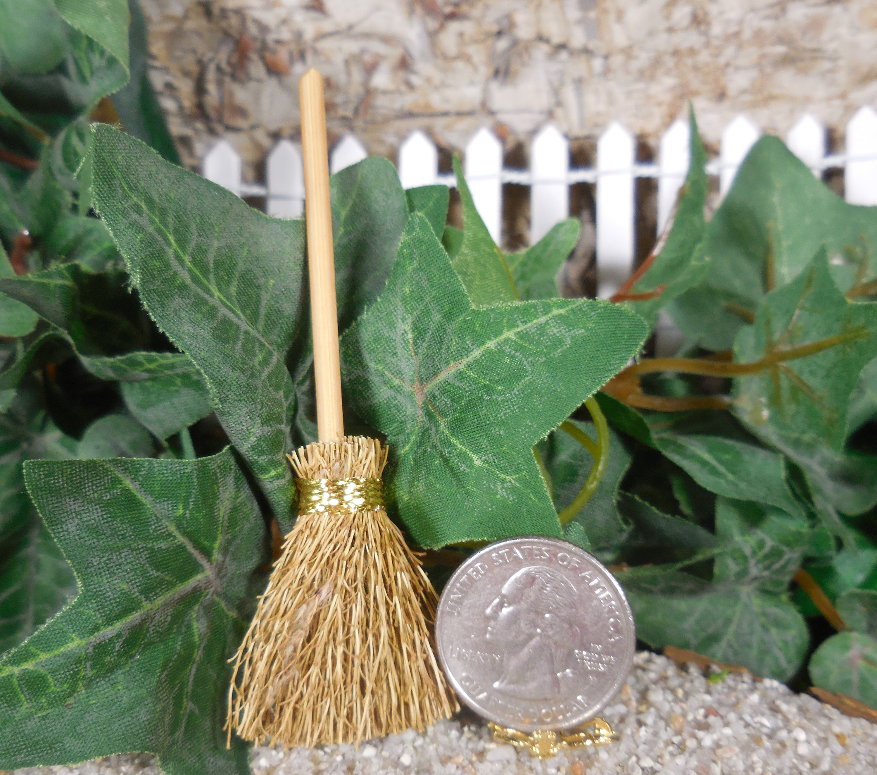 Enchanted Broomstick Fairy Accessory Miniature Sorcerers | Etsy