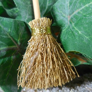Enchanted Broomstick Fairy Accessory ~ Miniature Sorcerers Broom for ...