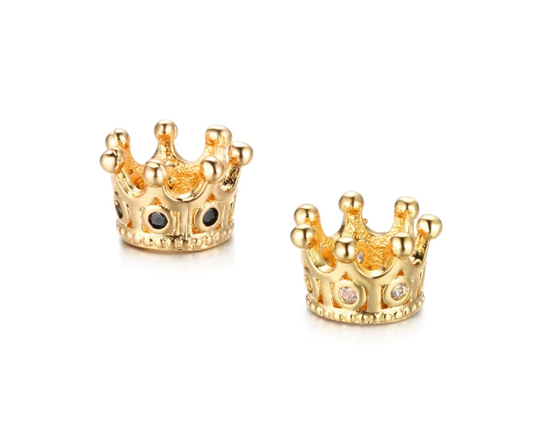 Miniature Rhinestone Crowns, Gold ~ Fairytale Fairy Garden & Dollhouse ...