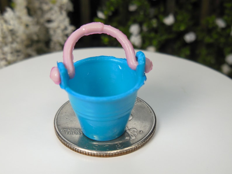 Miniature Beach Sand Pails W/ Shovels, Assorted Colors ~ Fairy Garden ...