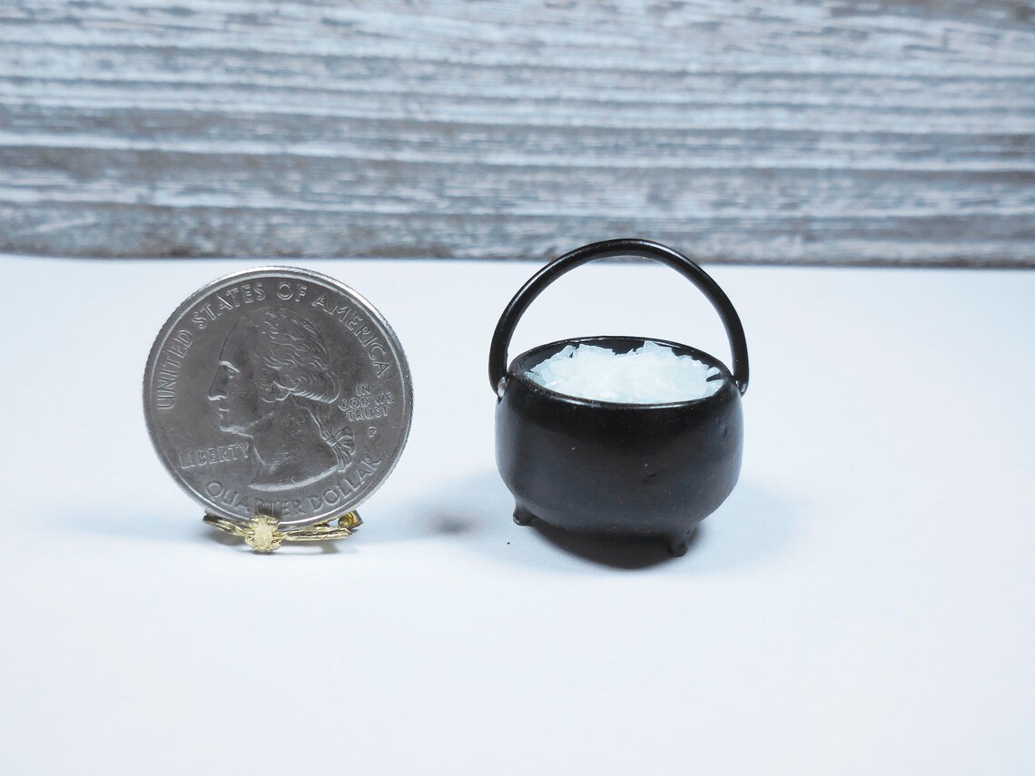 Mini Glowing Cauldron Fairy Garden Accessory/ Blue Green or - Etsy