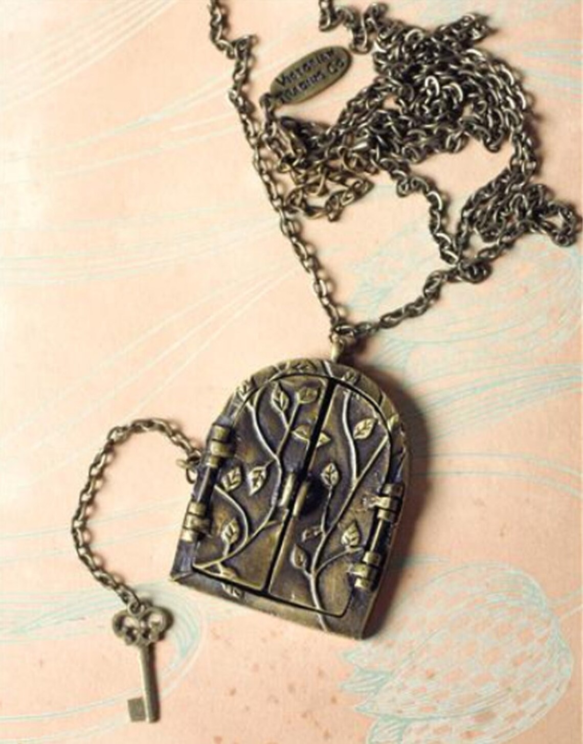 Fairy Garden Door & Locket Gift Set W/ Reversible Sign | Etsy