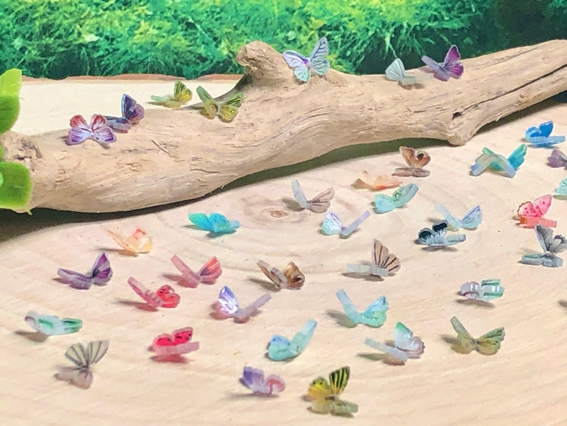 8mm Micro Miniature Butterflies~ Miniature Kawaii Fairy Garden ...