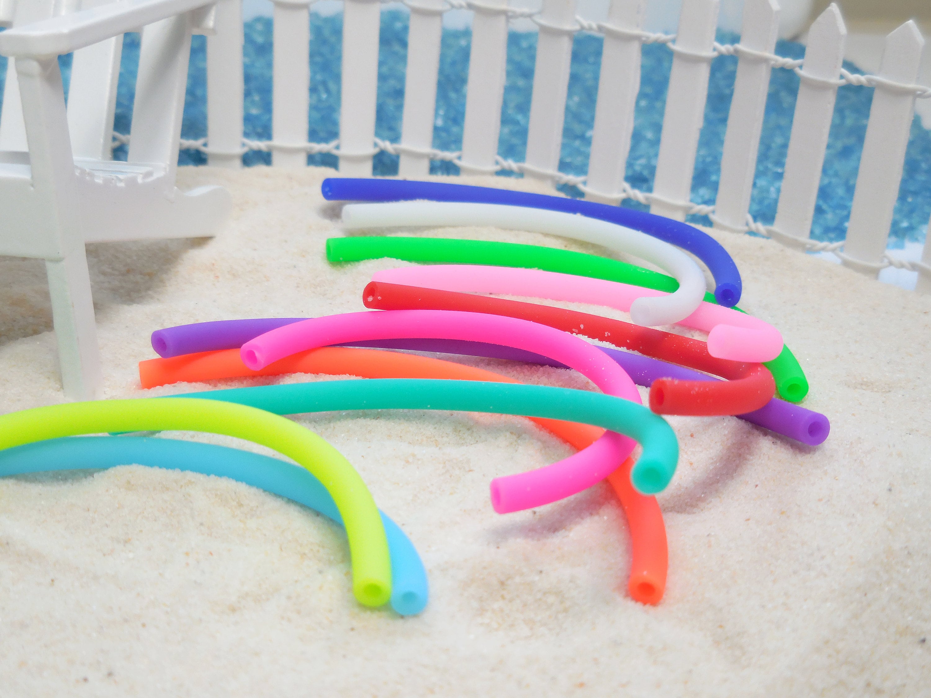 Miniature Pool Noodle Swimming Toy in Assorted Colors ~ Beach Fairy ...