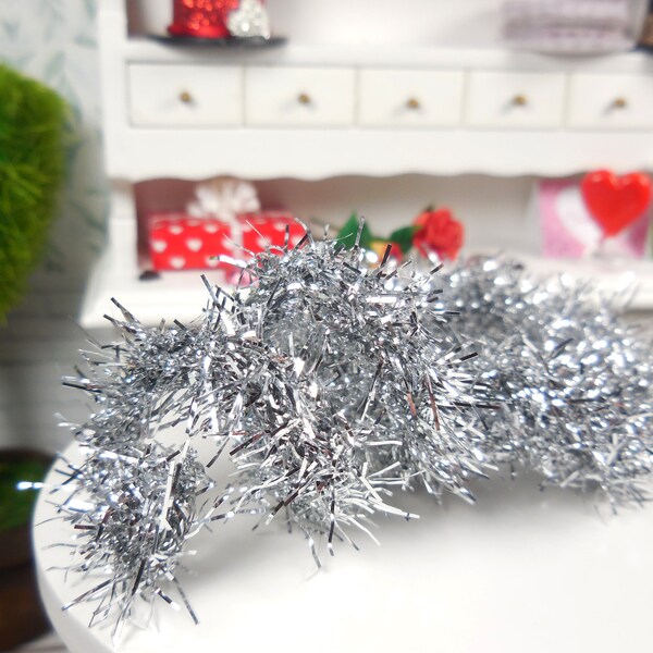 Silver Tinsel - Etsy