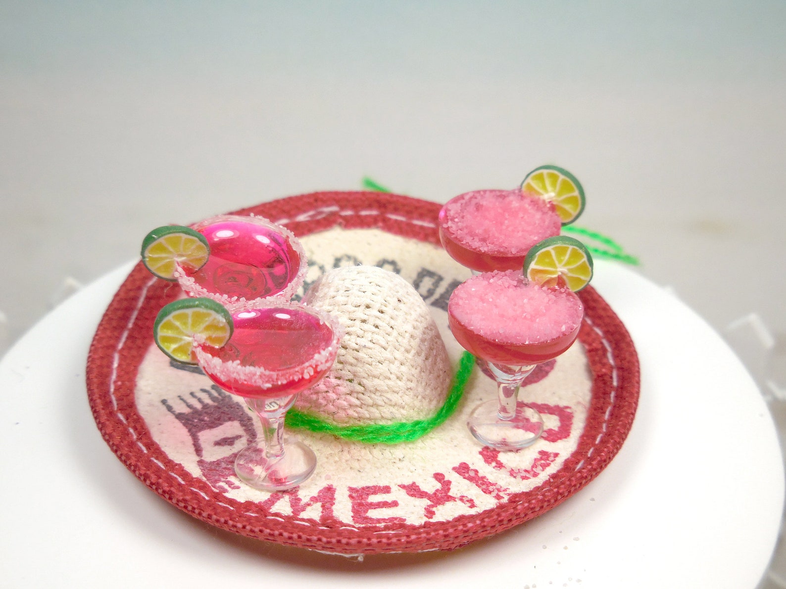 Miniature Sombreros and Serape Assorted Colors Summer Fairy | Etsy