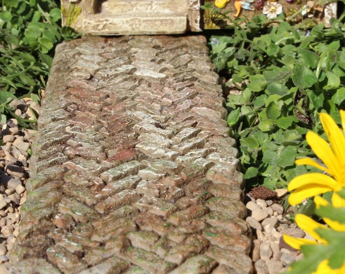 Fairy Garden Brick Pathway Miniature Faux Brick Fairy Walkway Terrarium ...