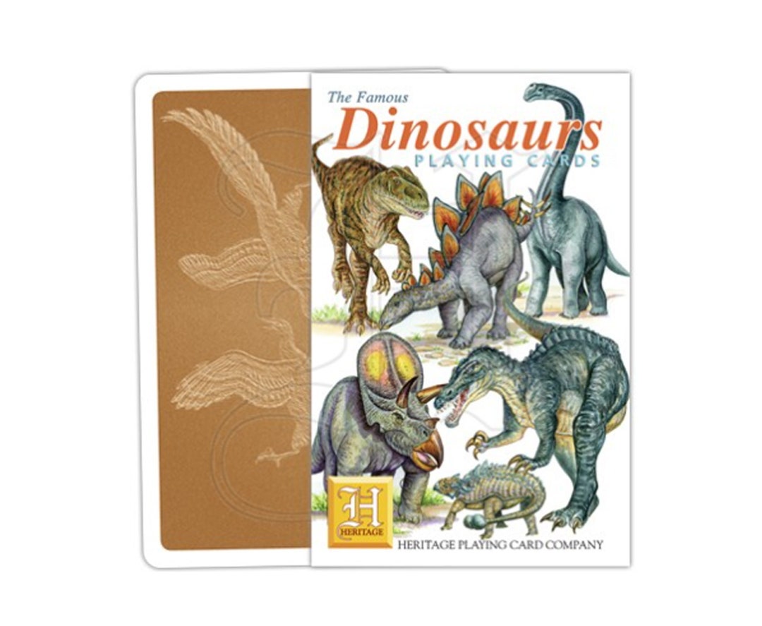 Famous Dinosaurs Playing Cards Ancient Beast Card for Scrapbooking ...
