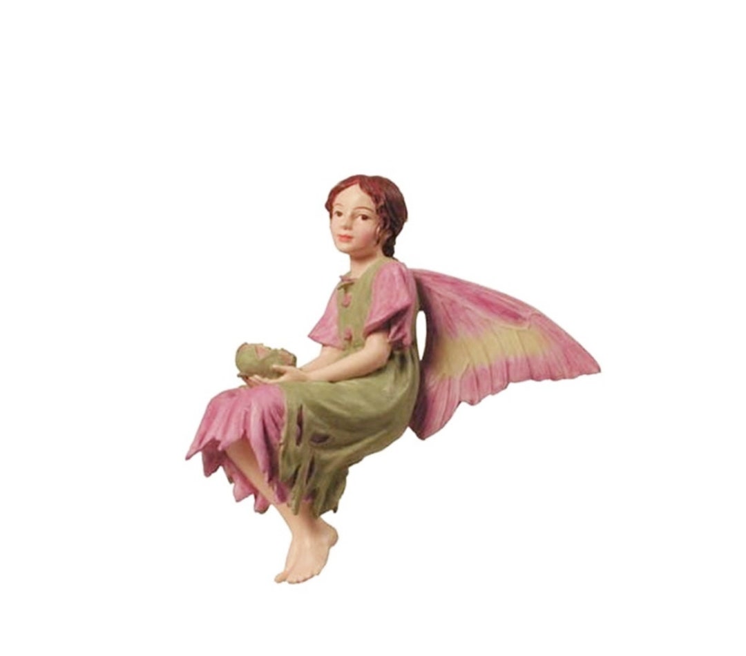 NIB Retired Mallow Flower Fairy Figurine Cicely Mary Barker Flower ...