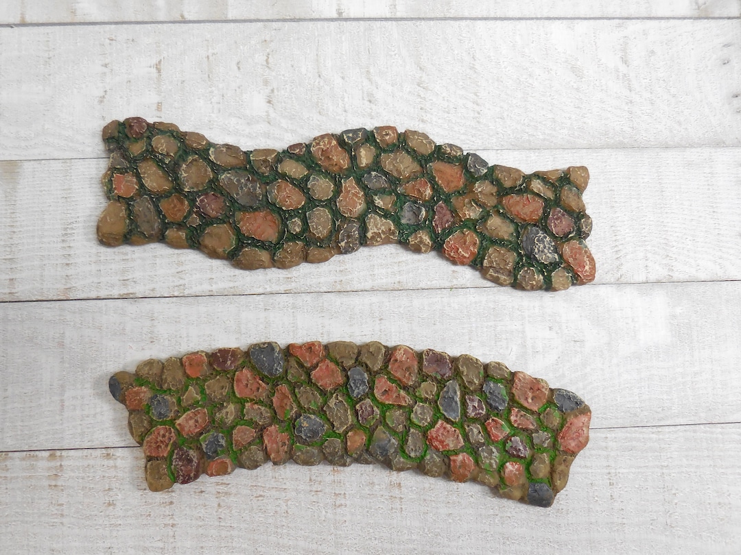 Miniature Moss Covered Stone Pathways in Two Styles ~ Summer Fairy ...