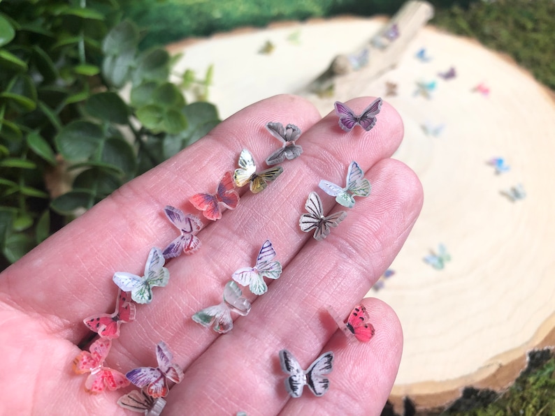 8mm Micro Miniature Butterflies~ Miniature Kawaii Fairy Garden ...