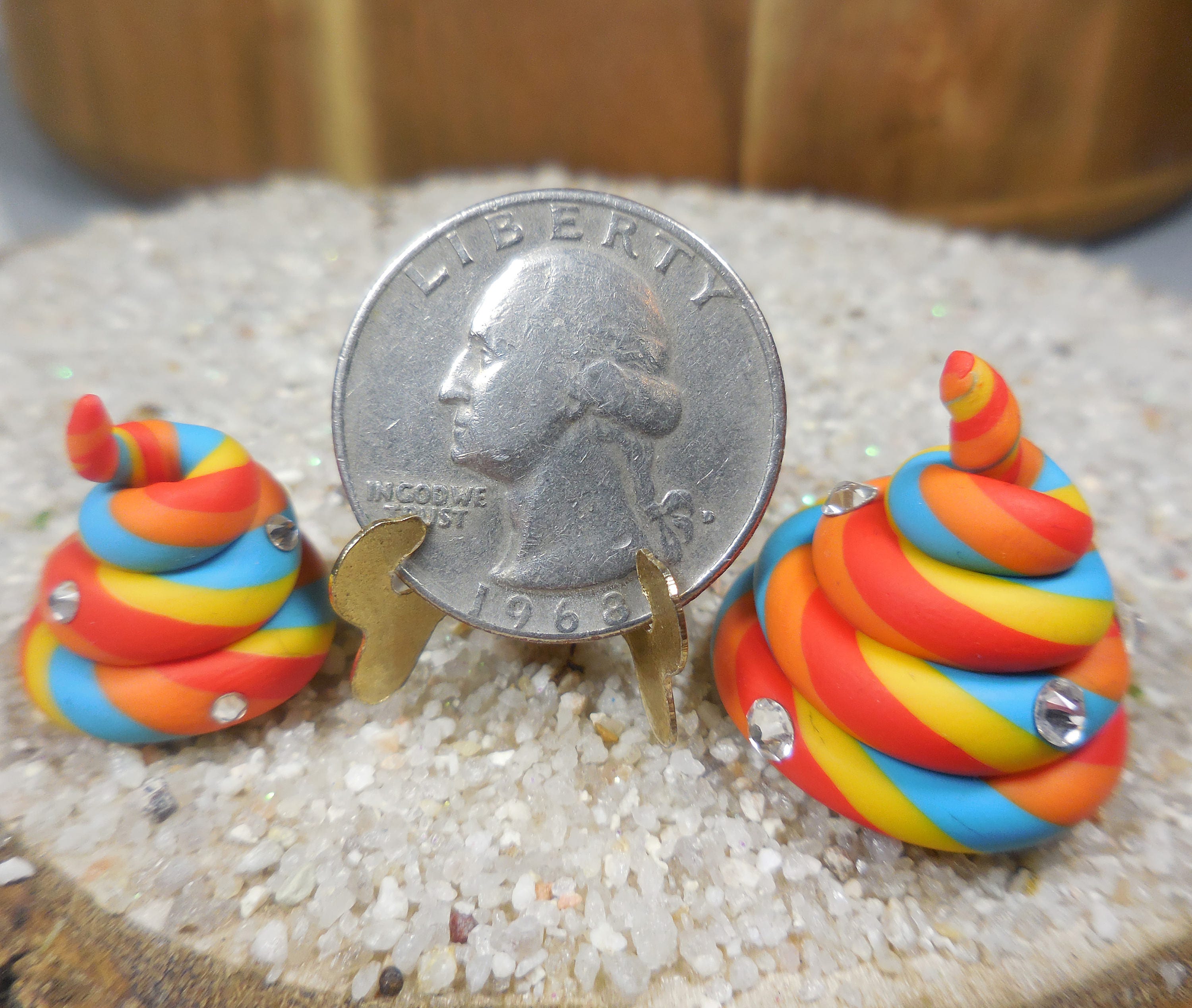 Miniature Superman Rainbow Unicorn Poop W/ Rhinestones | Etsy