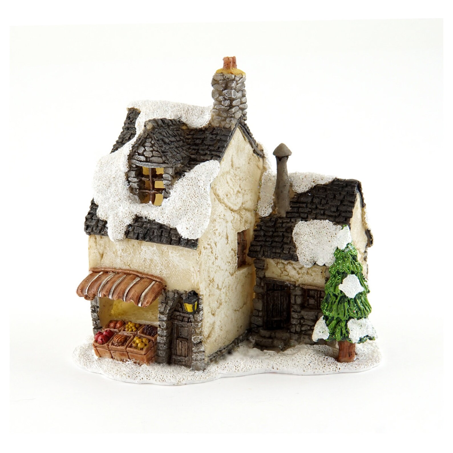 Fairy Garden Produce Market ~ Miniature Winter Village Grocery Shop for ...