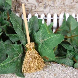 Enchanted Broomstick Fairy Accessory ~ Miniature Sorcerers Broom for ...