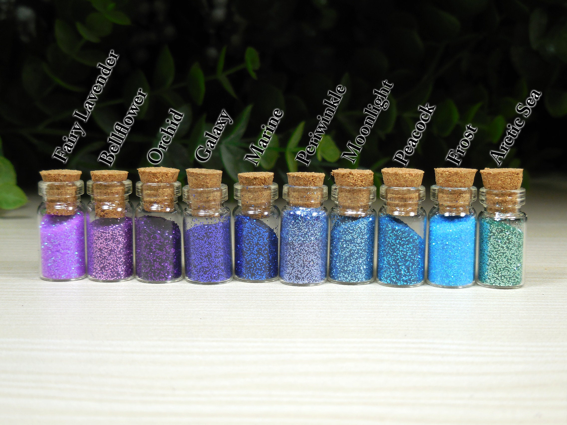 Miniature 1 Fairy Dust Bottles in 40 Colors Tiny Glass | Etsy