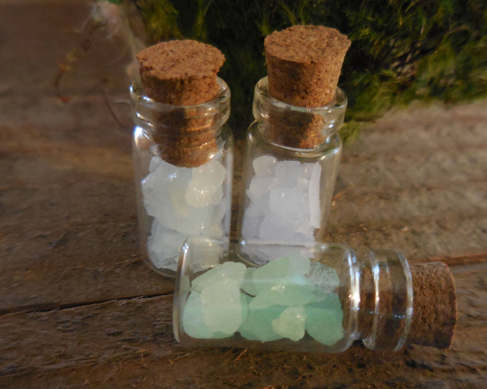 Mini Glow Bottles, Tiny Glass Bottles With Magic Potion That Glows-in ...