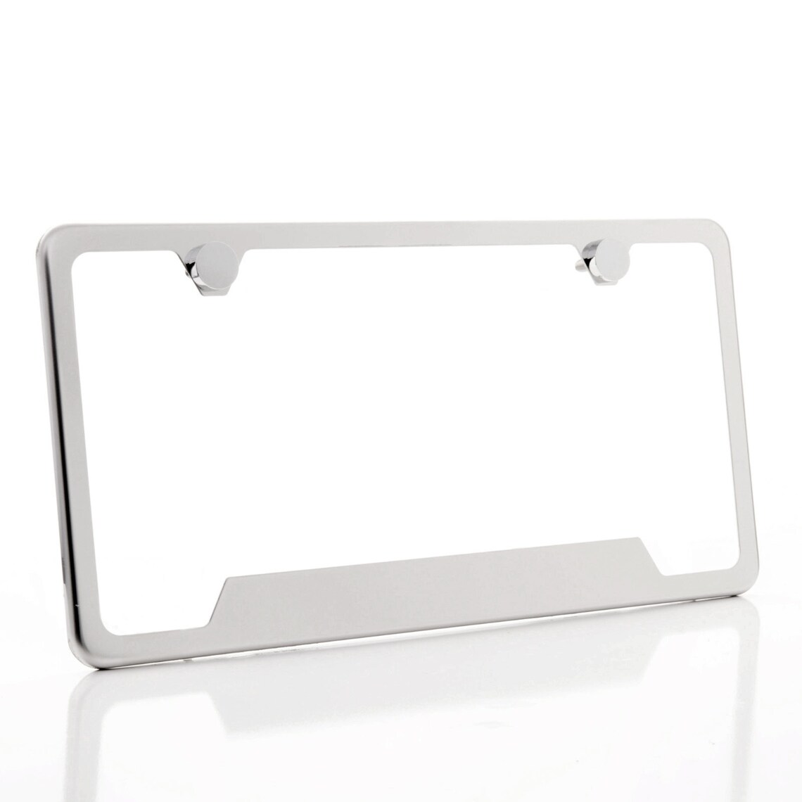 Mirror Finished Stainless Steel License Plate Frame W/ Chrome - Etsy