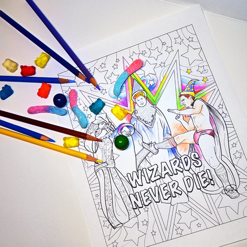 Workaholics Art Print , Funny Adult Coloring Sheet Pdf , Printable ...