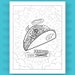Funny Taco Printable Pdf Adult Coloring Sheet / Funny Coloring / Art ...
