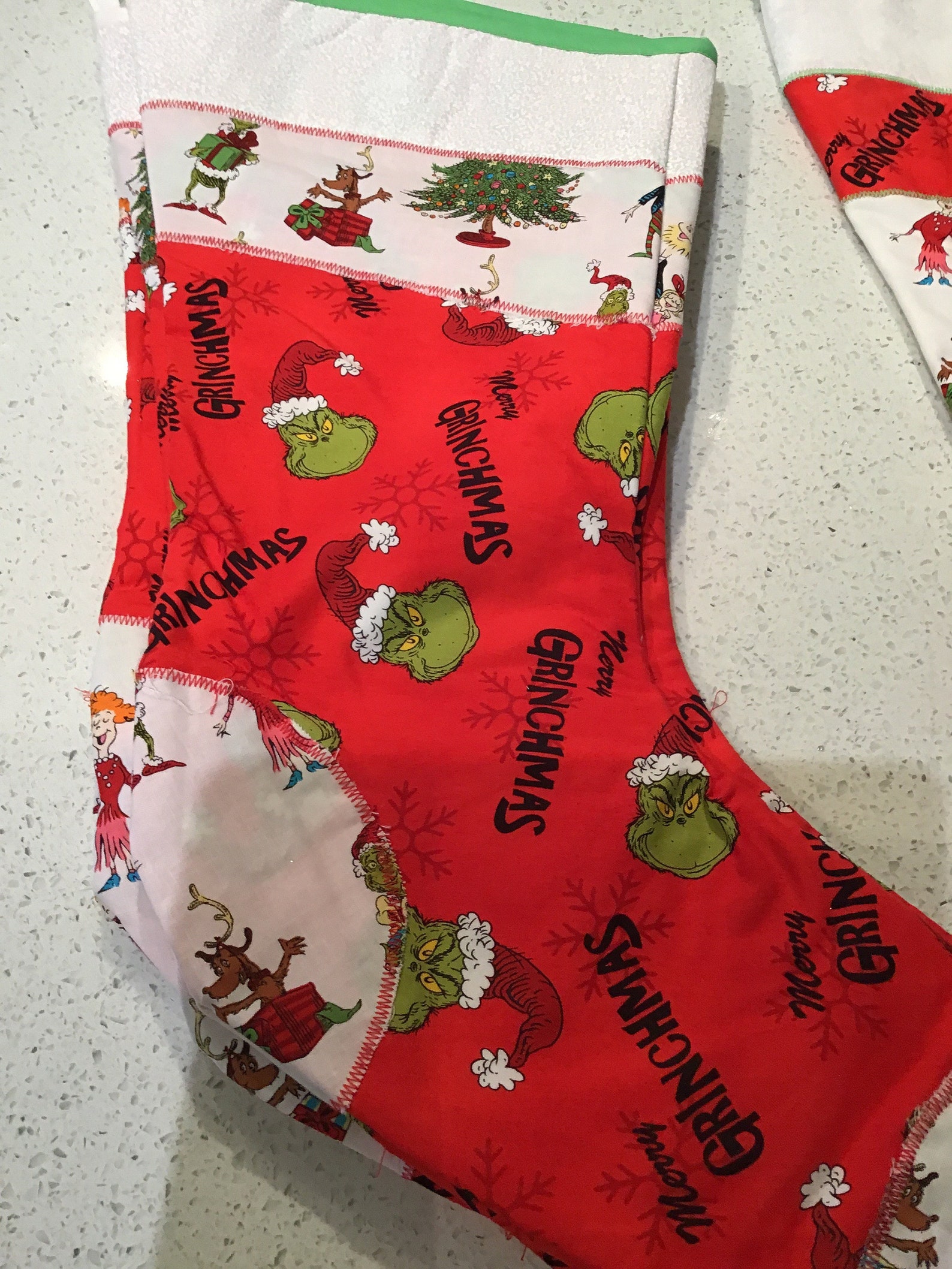 Grinch Stocking - Etsy