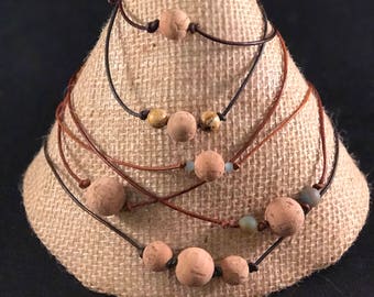 Cork Diffuser Necklace | Etsy