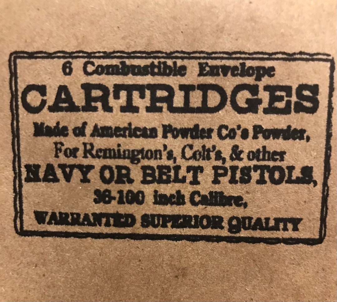36 Cal. Cartridge Box Labels (20) - Etsy