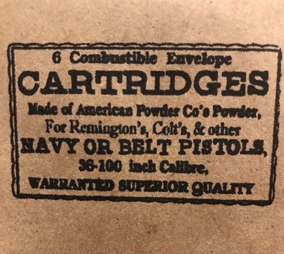 36 Cal. Cartridge Box Labels 20 | Etsy