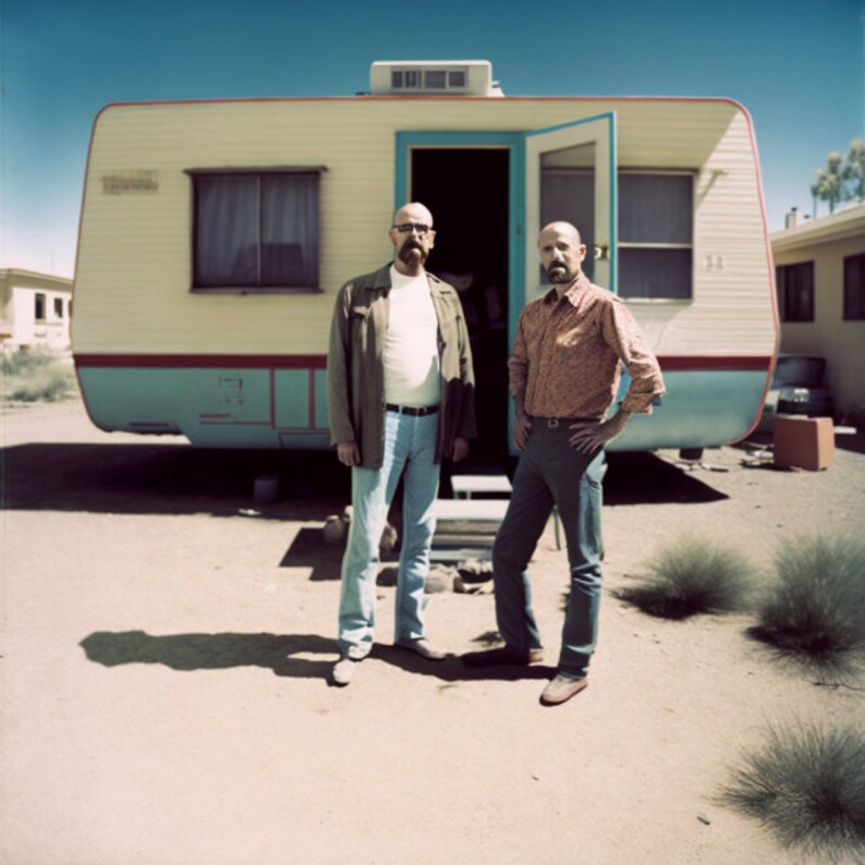 Walt and Jesse. - Etsy