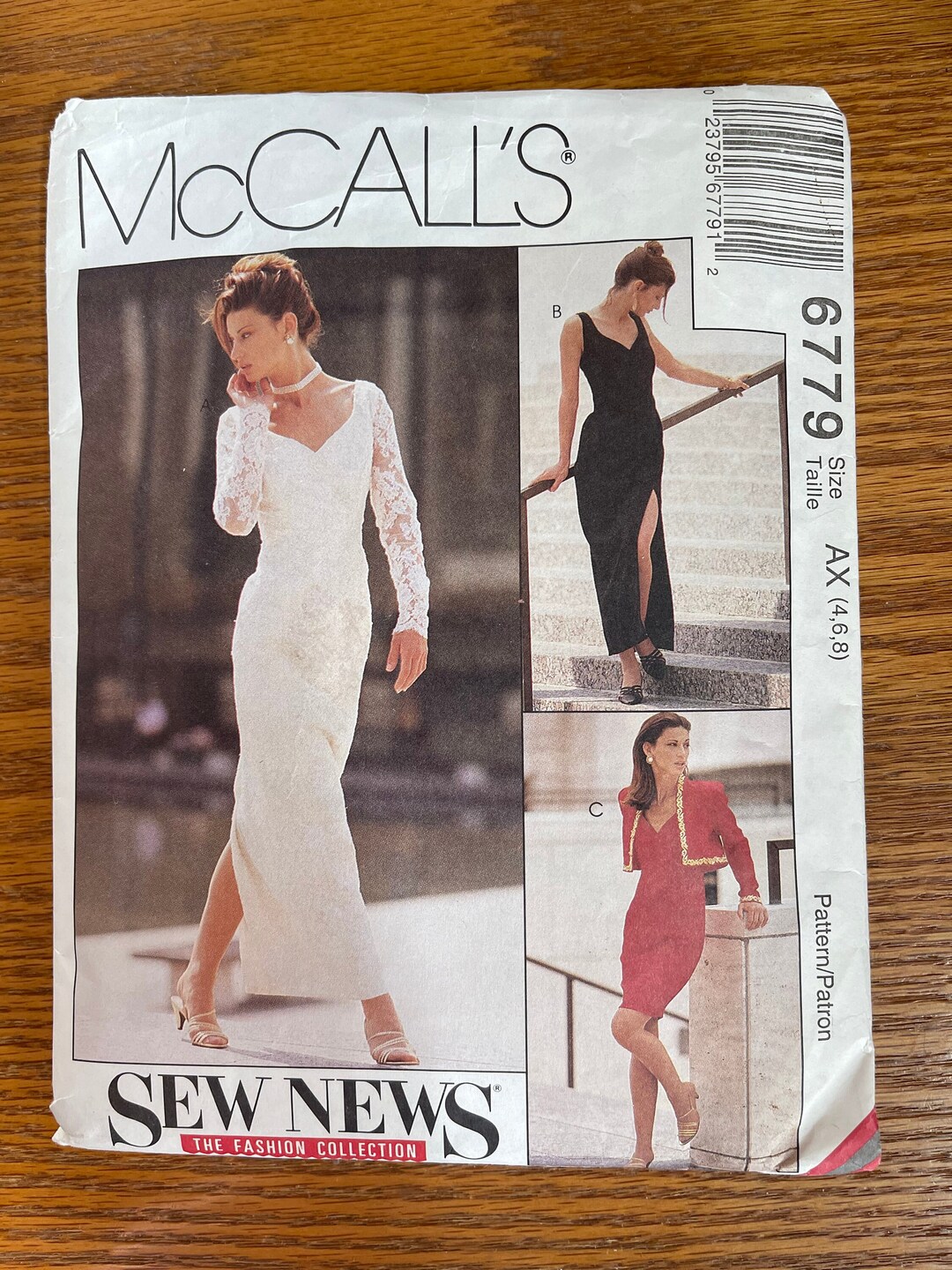 CUT and Complete Sewing Pattern/misses Lined Bolero & Dress/mccall's ...