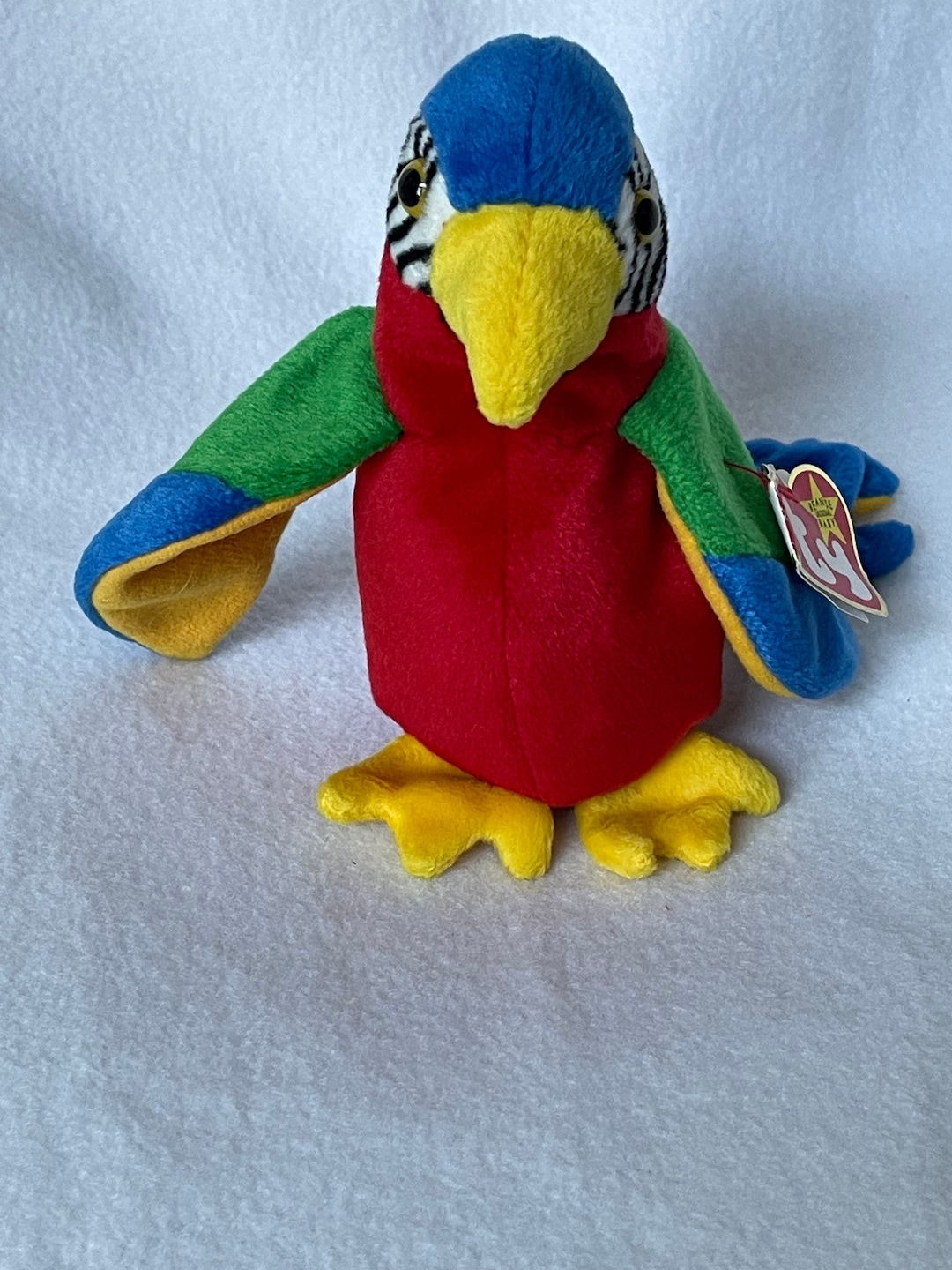 Vintage TY Beanie Baby Parrot Jabber/rare 1997 Collector's Toy - Etsy