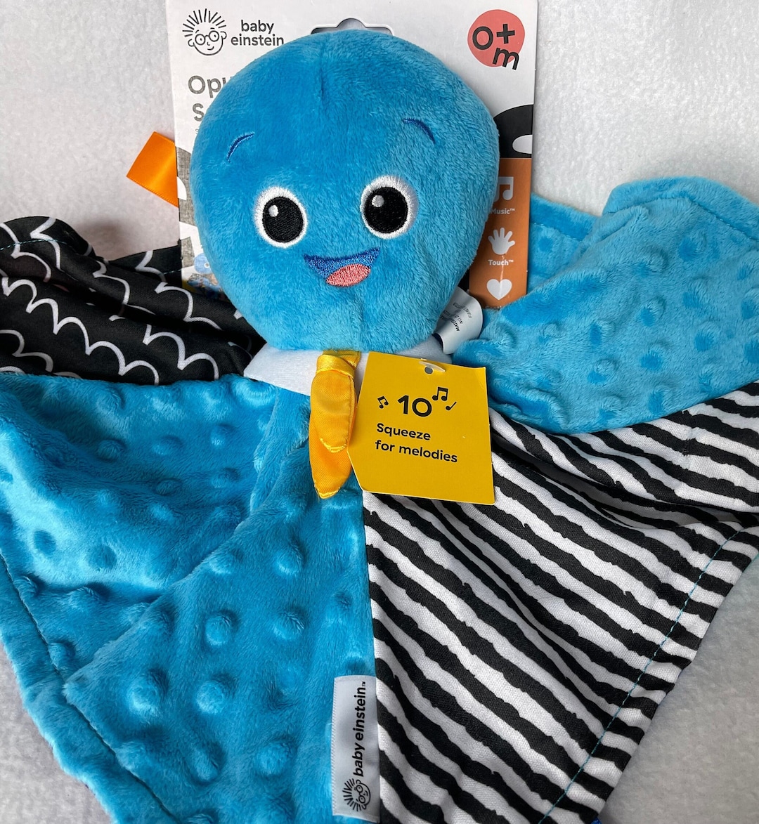 Musical Octopus Personalized Plush Baby Lovey With Ribbon Tags/"baby ...