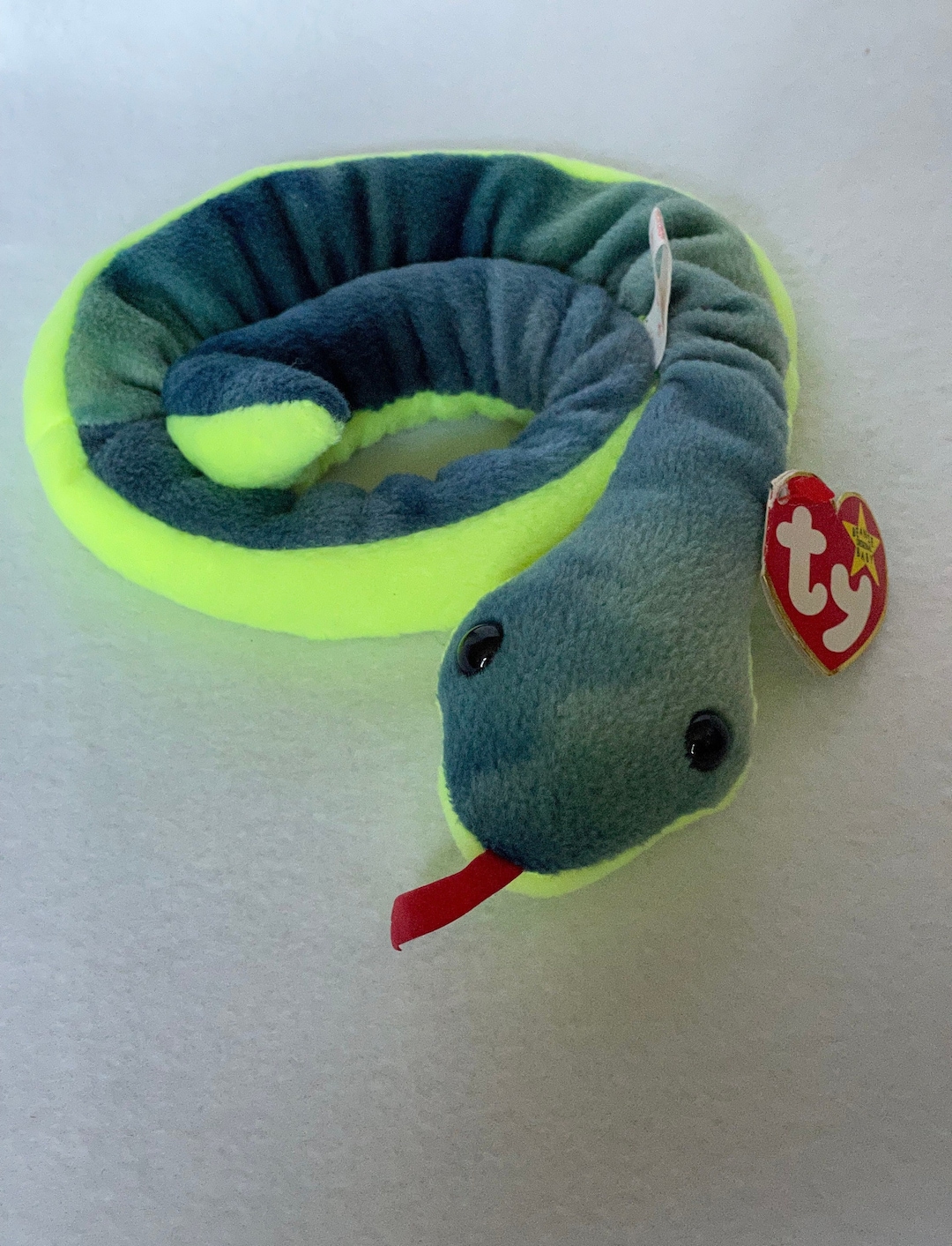 Vintage TY Beanie Baby Snake Hissy - 1997 Retired Collector's Toy - Etsy