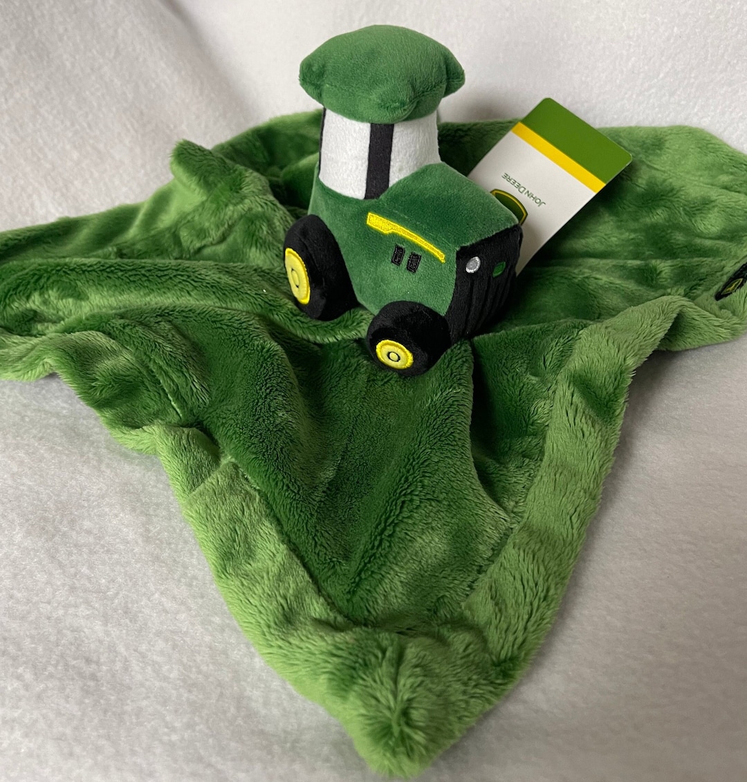 Rare-green Tractor Plush Personalized Lovey/baby Farm Security Blanket ...