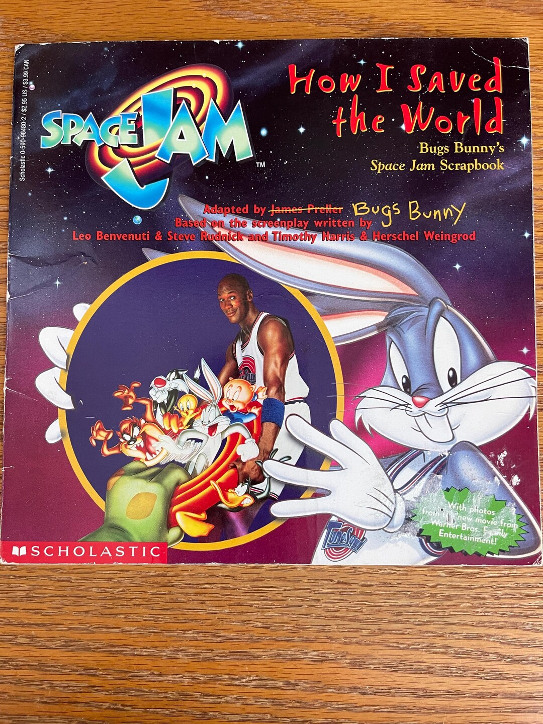 Vintage-space Jam-how I Saved the World/ Bugs Bunny's Space Jam ...