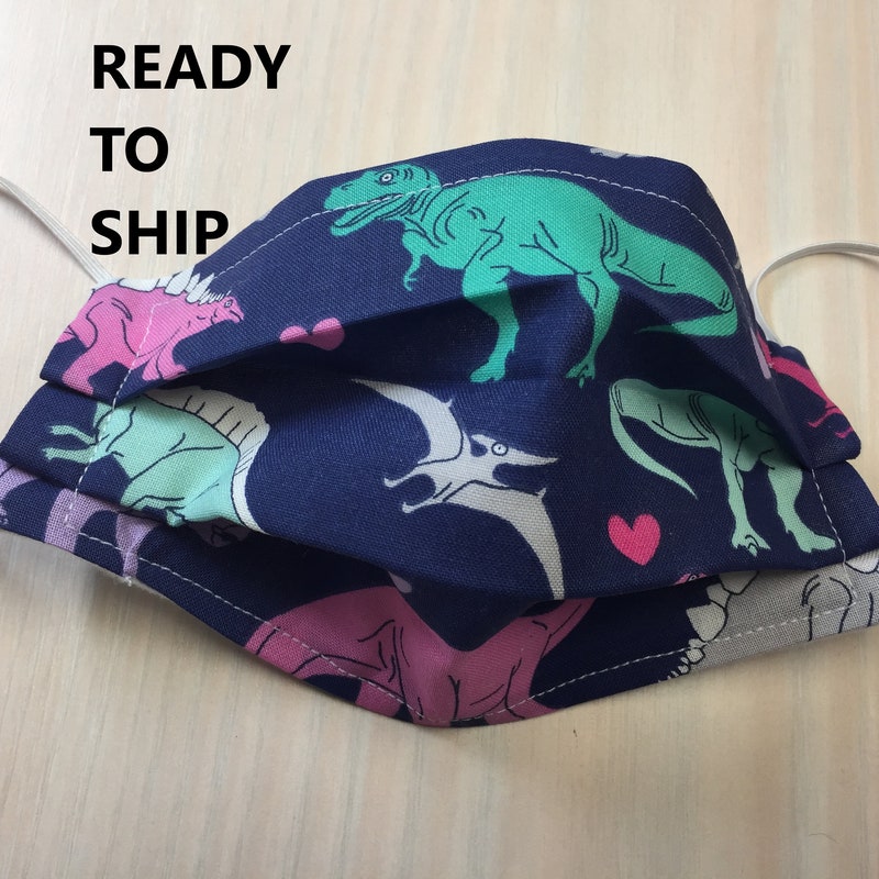 Dinosaur Face Mask - Etsy
