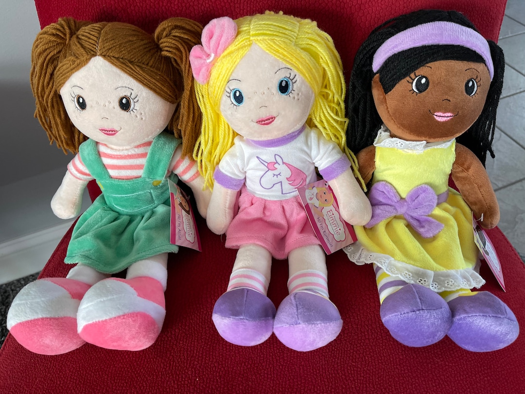 Personalized Rag Dolls - Blonde/brunette/ethnic/"eimmie" Rag Doll ...