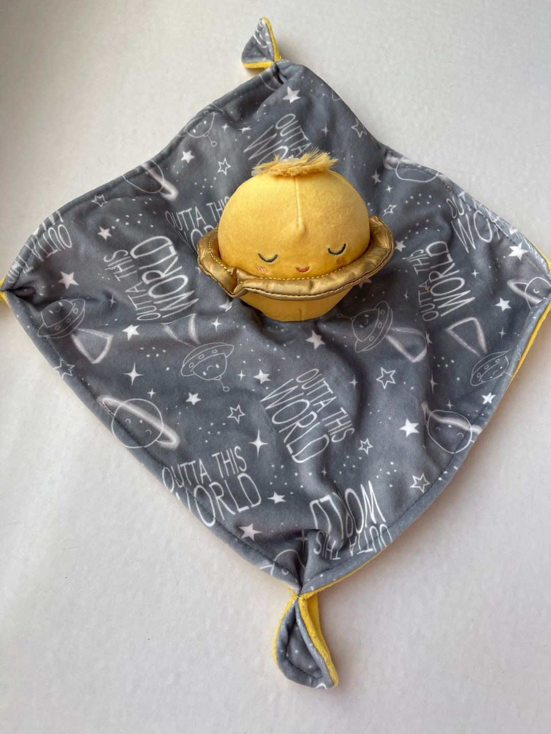 Rare-saturn Personalized Plush Lovey/"outa This World"/embroidered Baby ...
